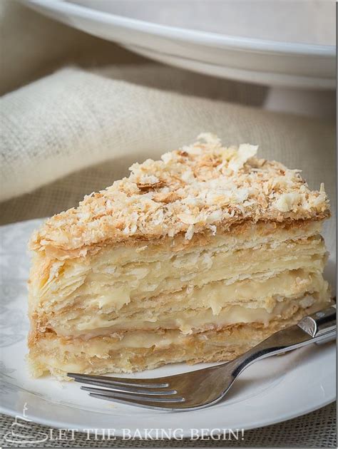The King Of Napoleons Puff Pastry Cake Dessert Recipes Napoleons Recipe