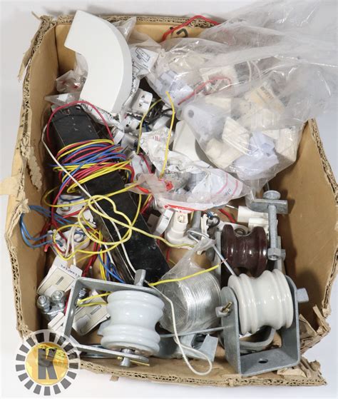 Flat Of Assorted Electrical Components