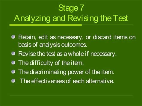 Stages Of Test Construction Ppt