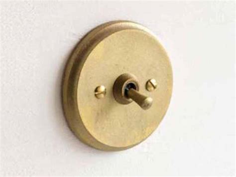 Ihada Brass Light Switches Small Circle