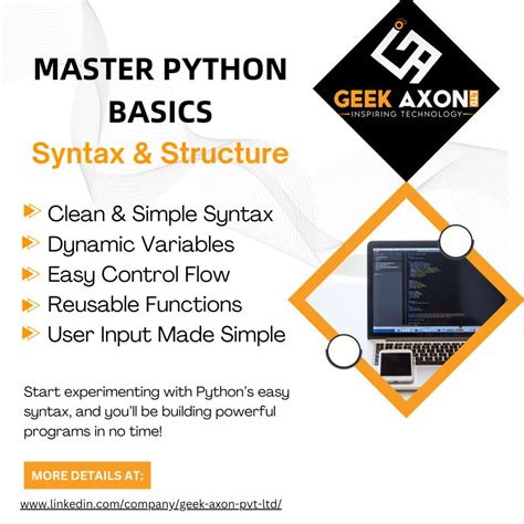 Python Syntax And Structure Your First Steps In Python Programming