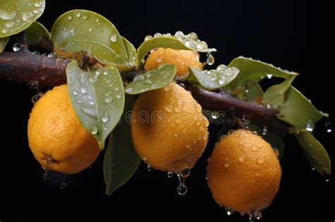 Scale Insects On A Citrus Tree Branch Stock Illustration Illustration