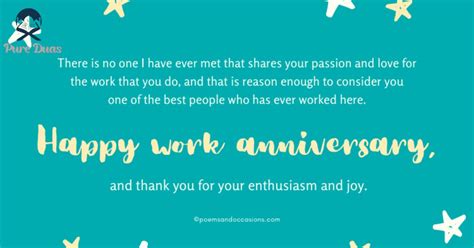 30 Inspiring Work Anniversary Quotes For Myself