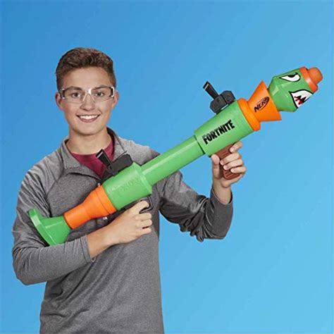 Nerf Fortnite Rl Blaster Fires Foam Rockets Includes 2 For Youth Teens