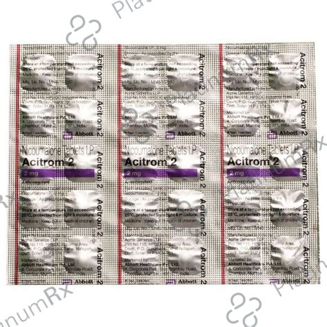 Acitrom 2mg Tablet 10s Uses Side Effects Price Generic Platinumrx