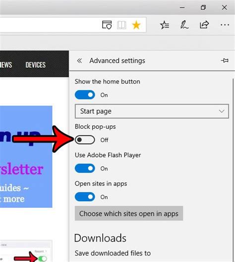 Microsoft Edgeでポップアップのブロックを停止する方法 世界の顔