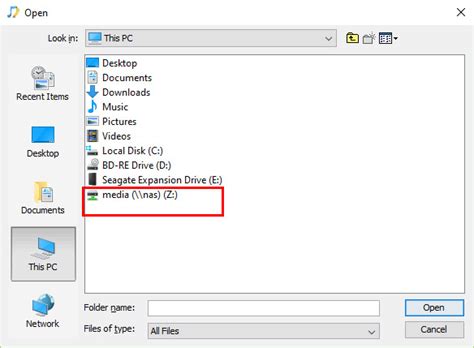 Unable To See Networked Drive On Windows PC Using Java Open Dialog In IDE But See It Outside
