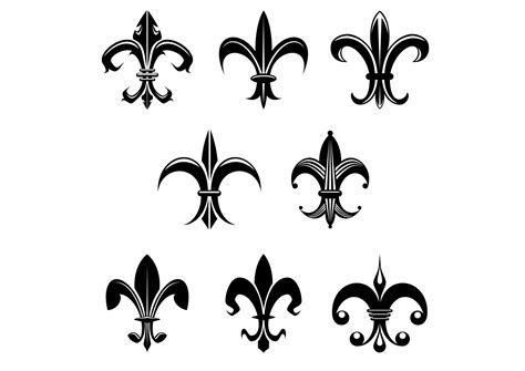 Royal Lily Fleur De Lis 11225357 Vector Art At Vecteezy