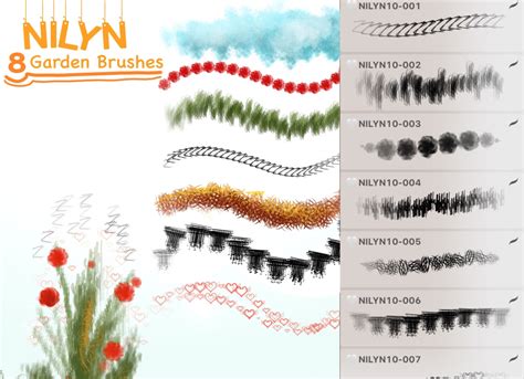 Garden Procreate Brushes Graphicsbunker