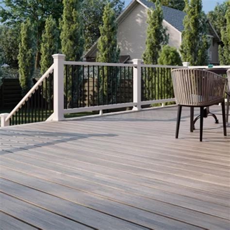 Planche De Patio Composite Trex Enhance Naturals Rainurée Honey Grove 5