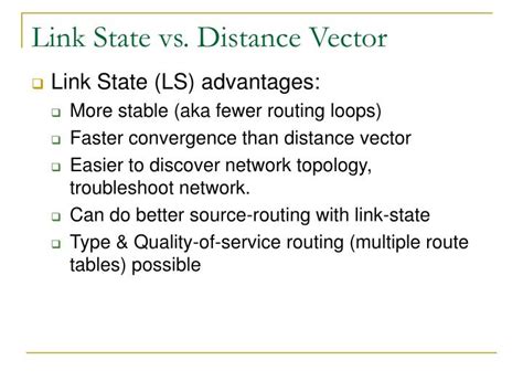 Link State Protocol Vs Distance Vector Distance Vector At Vectorified