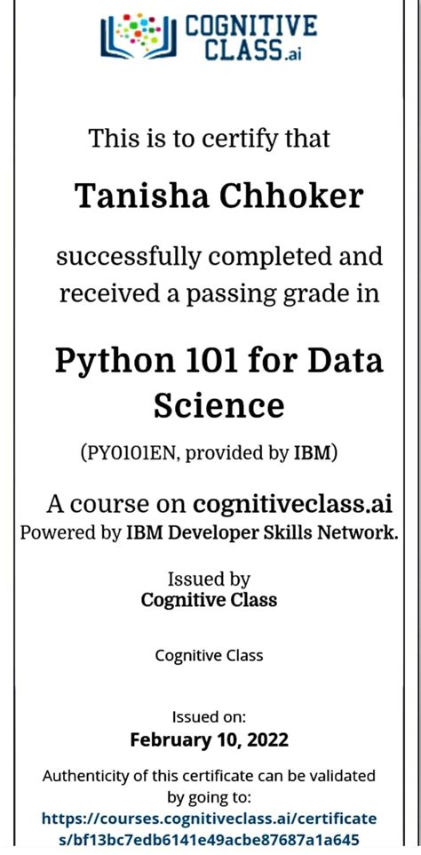 Tanisha Chhoker On Linkedin Python Datascience Artificialintelligence Machinelearning Ibm