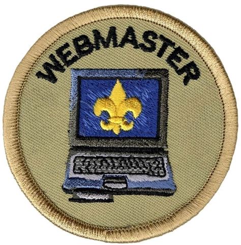 Scouts Bsa Webmaster Patch Bsa Cac Scout Shop