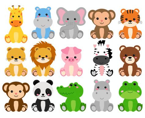 103700 Happy Zoo Animals Stock Illustrations Royalty Free Vector