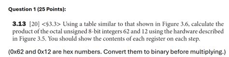 Solved Question 1 25 ﻿points