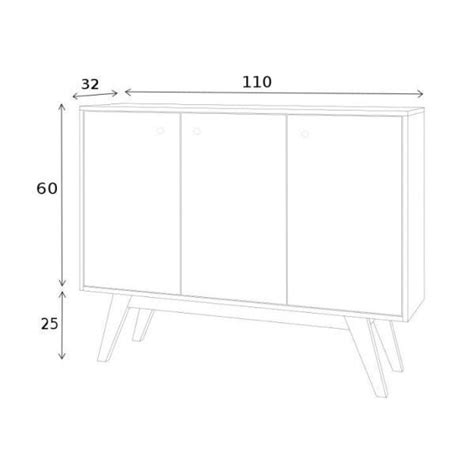 Conjunto Rack Para Tv Até 48 Polegadas 1 Porta Basculante E Buffet 3