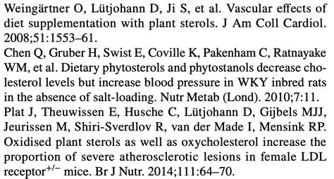 I Often Receive Questions About Phytosterols And Their Probable