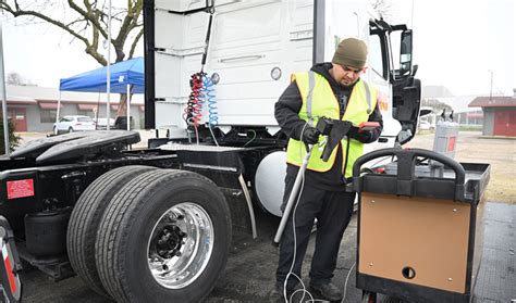 New Semi Truck Emissions Testing Program Opens On Campus Fresno State