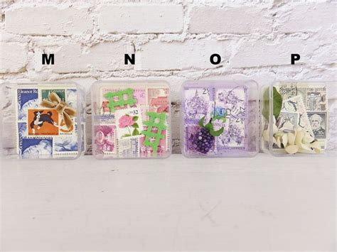 Small Art Shadow Boxes Mini Assemblage Collage Art Postage Stamp Art Small Shadow Box Art