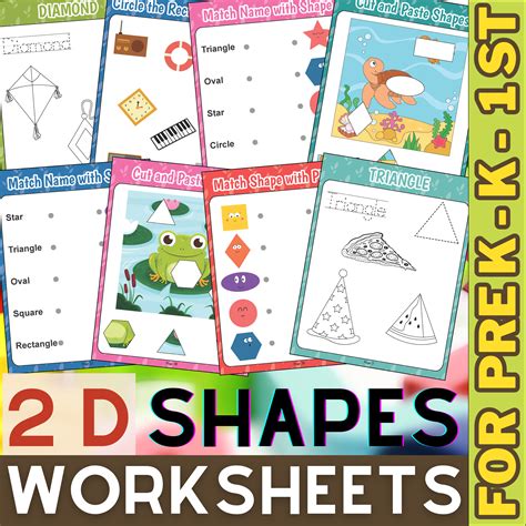 Shapes Worksheets For Kindergarten Worsheets Library Worksheets Library