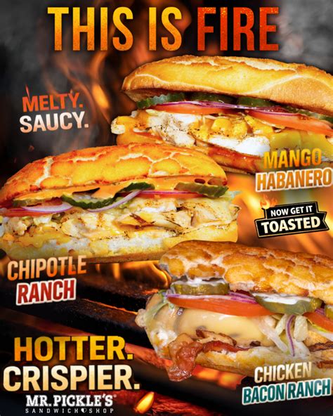 Mr Pickles Sandwich Shop Launches Toasted Sandwich Lineup With Three