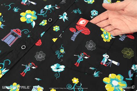 Undertale Underground Garden Button Up Shirt Fangamer