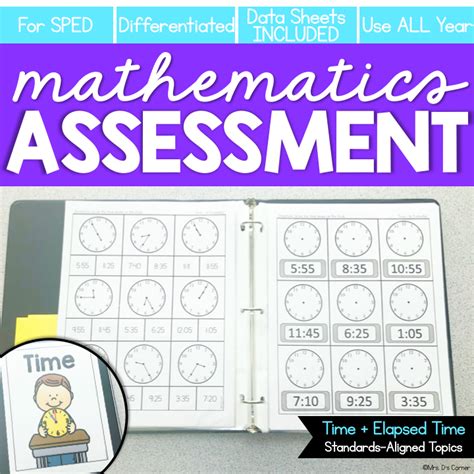 Time Assessments Digital Analog Time Elapsed Time Assessments