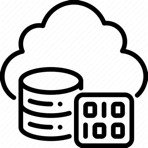Coding Code Cloud Database Server Icon Download On Iconfinder
