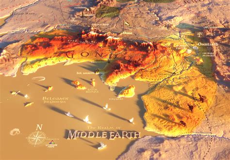 Map Of Middle Earth