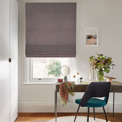 Pippa Purple Roman Blind Hillarys