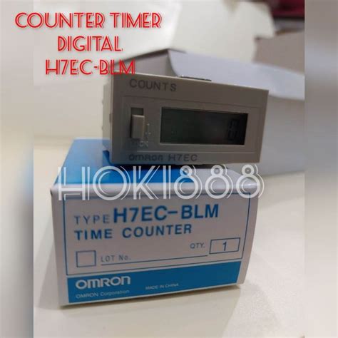 Omron Digital Counter H7ec Blm Counts H7ec Totalizer Alat Hitung Cacah Lazada Indonesia