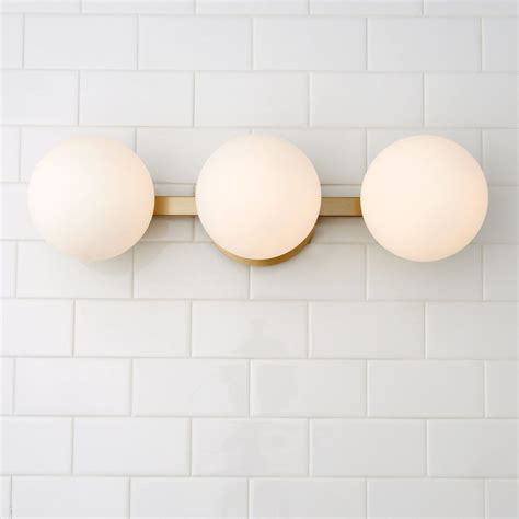 Modern Milky Globe Vanity Light 3 Light Artofit