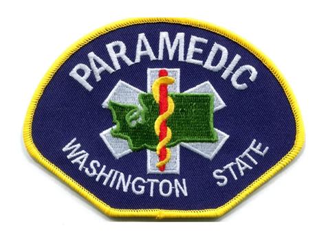 Wa Washington State Emt Paramedic Shoulder Patch New
