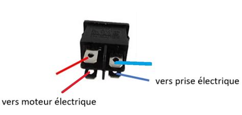 branchement interrupteur a bascule etanche