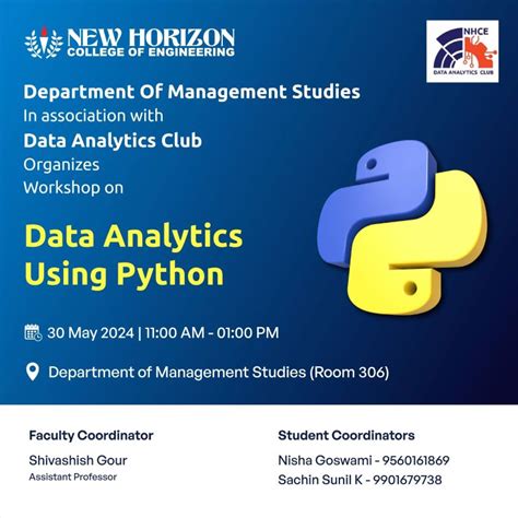 Nisha Goswami On Linkedin 📊🐍 Data Analytics Workshop Alert 📊🐍 Hey