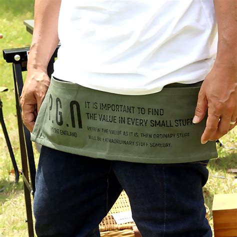 포스트제너럴 캠핑 목공 작업용 앞치마 감도 깊은 취향 셀렉트샵 29cm