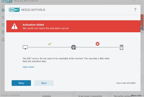 Something Is Wrong With The Servers Eset Nod32 Antivirus Eset