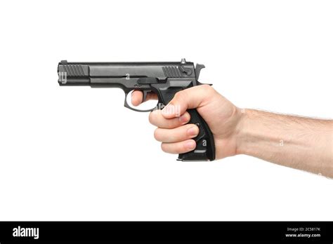 Gun In Black Hand
