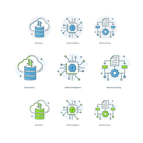 Premium Vector Artificial Intelligence Ai Machine Learning Ml Data