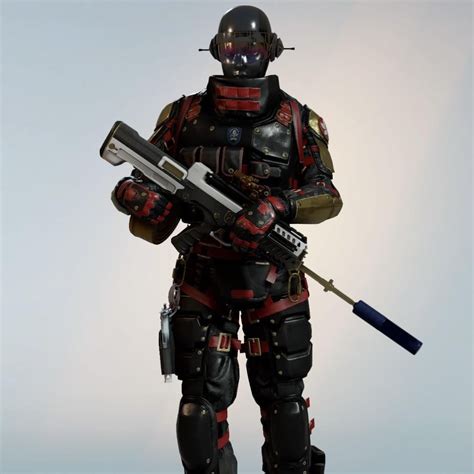 Futuristic Ying Robot Antenna Headgear Fire Douser Uniform R R6siegefashionadvice