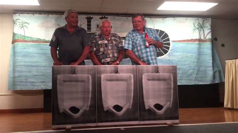 Fun Night 2016 3 Men At The Urinal Youtube