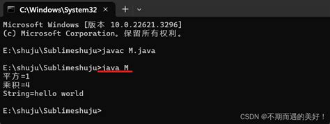 如何在sublime中写一个java文件，并将其在命令行窗口中运行sublime Java Csdn博客