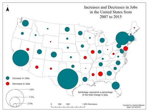 Proportional Symbol Map