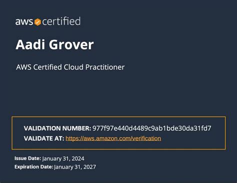 passed aws cloud practitioner exam aadi grover posted on the topic