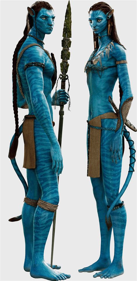 Jake Sully And Neytiri Avatar Film Characters Navi Language Depiction