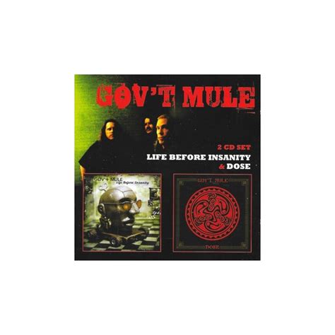 Govt Mule Life Before Insanity Dose 2 Cd