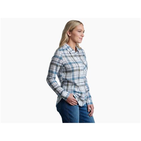 Kuhl Womens Hadley Ls Button Up 8049 Wind Rose North Ltd Outfitters