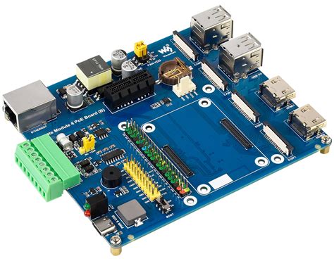 Buy Compute Module 4 Io Board With Poe Feature B For All Versions Of