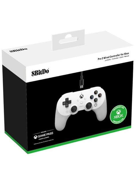 8bitdo Pro 2 Wired White Pentru Xbox Series