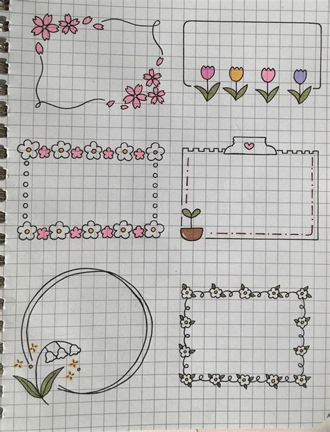 Notebook Border Design Ideas